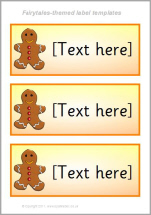 Fairytale-themed classroom label templates (SB4761) - SparkleBox