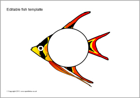 Editable fish templates (SB5803) - SparkleBox