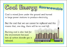 Renewable and nonrenewable energy information posters (SB8042) - SparkleBox