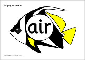 Digraph Sound Fish (SB32) - SparkleBox