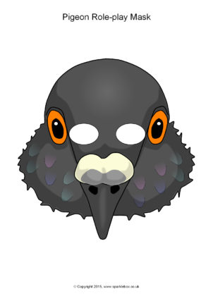 Bird Mask Template