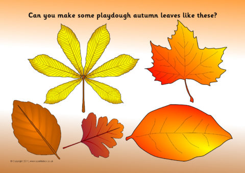 Autumn Playdough Mats