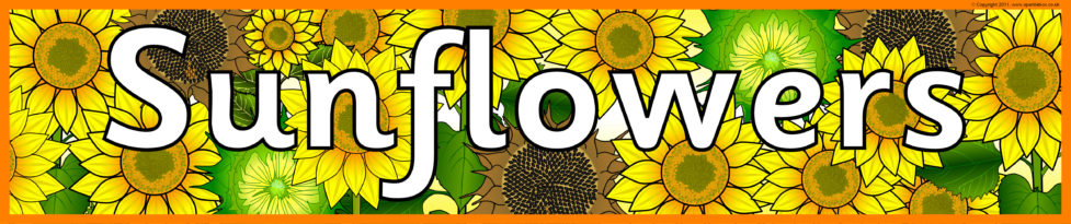 Sunflowers Display Banner (SB4991) - SparkleBox
